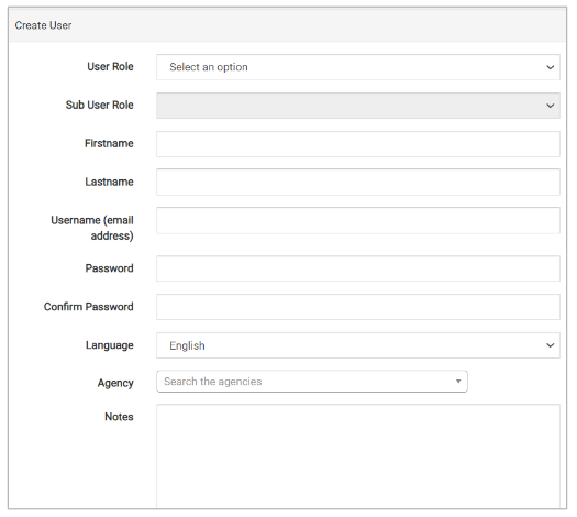 Creating and Editing an ATS user on Manage
